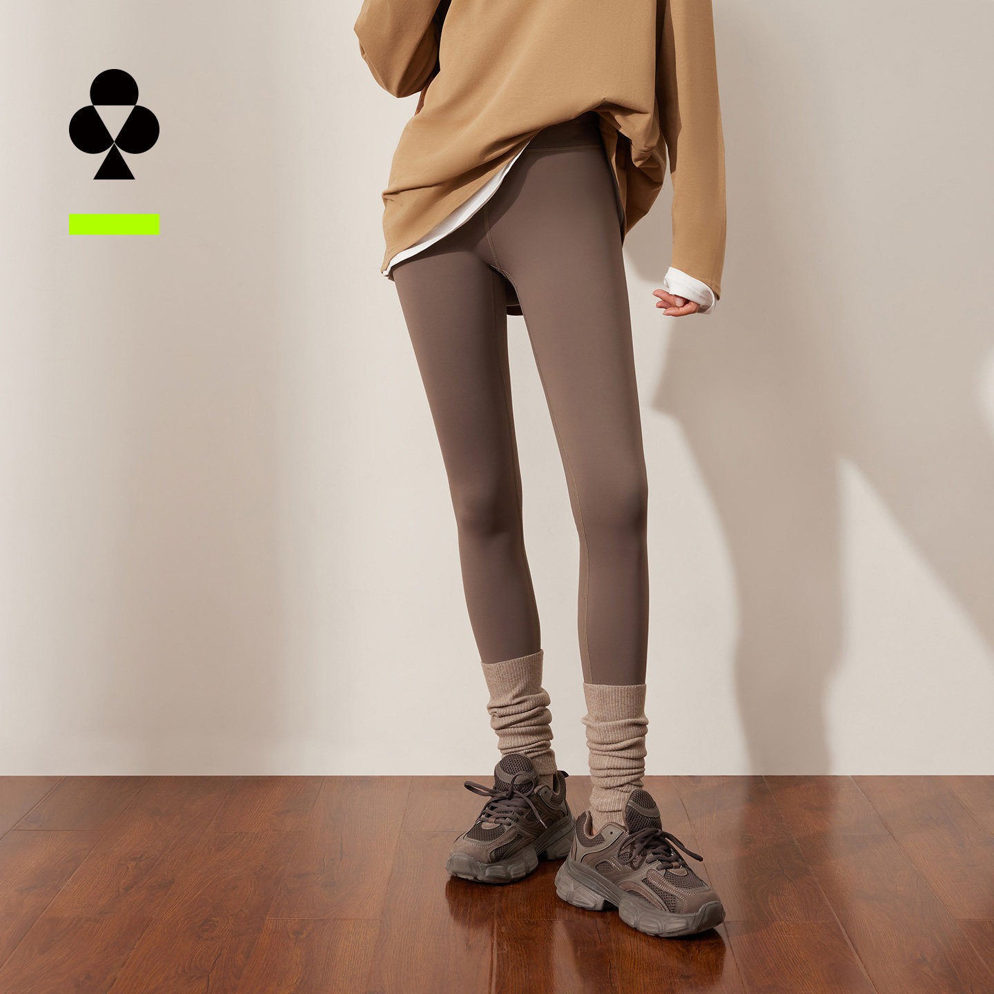 有棵树鲨鱼裤秋冬2025新款加绒女外穿收腹瑜伽裤加厚保暖打底裤