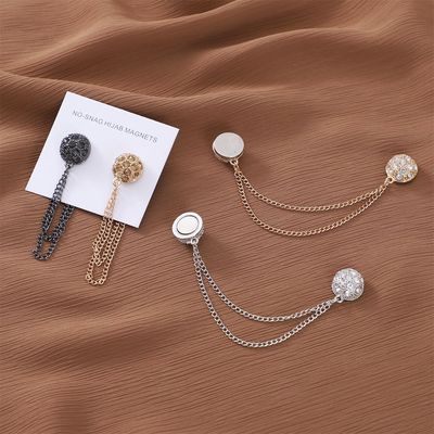 跨境丝巾扣磁力扣合金