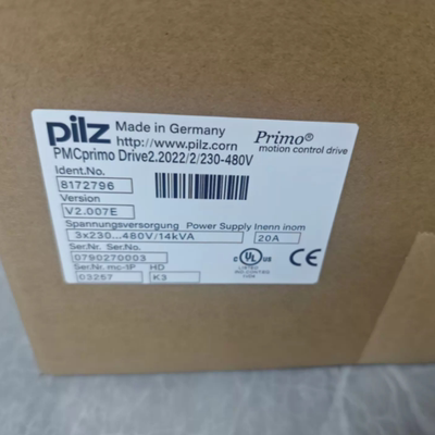 Pilz皮尔兹伺服驱动器8172796 PMCprimo Drive2.2022/2/230-480V