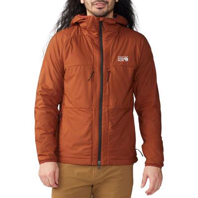海外代购Mountain hardwear/山浩男士冲锋衣轻量保暖高弹透气