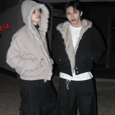 座山雕加厚毛绒cleanfiit重磅