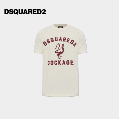 【首降8折】DSQUARED2/D2次方 2026春夏男士圆领短袖T恤