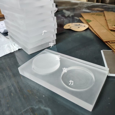 亚克力咖啡杯带孔托盘