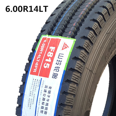 6.00R14LT全钢丝轻卡轮胎600R14小货车载重轮胎 加强载重耐磨