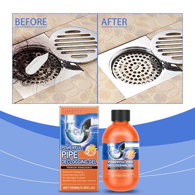 JAKEHOE Drain Pipe Unblocker - Fast-Acting Dissolving Cleane