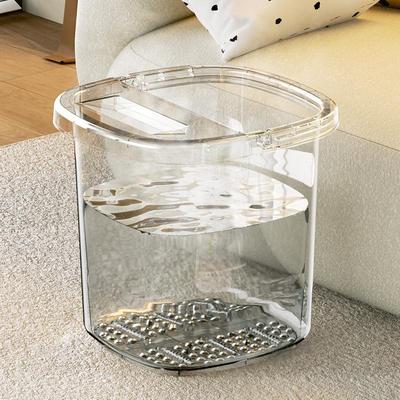 Deep foot soaking tub, knee-high calf warmer, made of insula