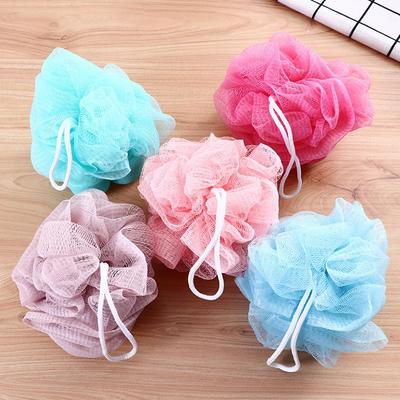 Colorful bath sponges from a two-dollar store, high-quality