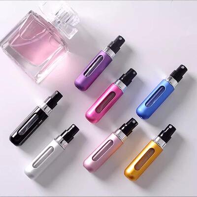 5ml cosmetic sample spray bottle, refillable perfume spray b