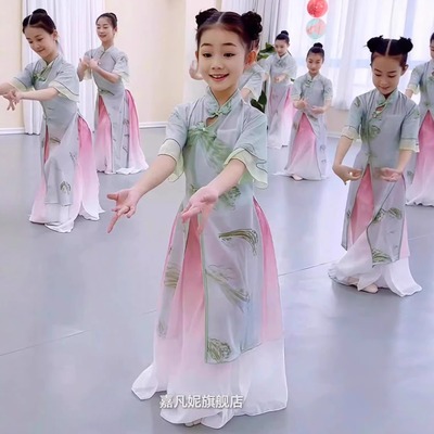 小船谣扇语春风灯影江南演出服