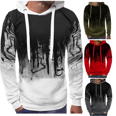 Men's winter hood fleece fashion men's jacket sweater男卫衣