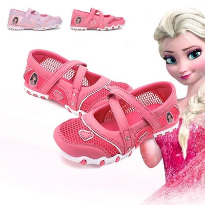 Kids summer holes shoes Girls  cartoon sandal Princess Shoes