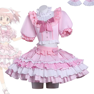 岁千/现货魔法少女小圆cos服魔法少女佐仓杏色Magia打歌服美焰