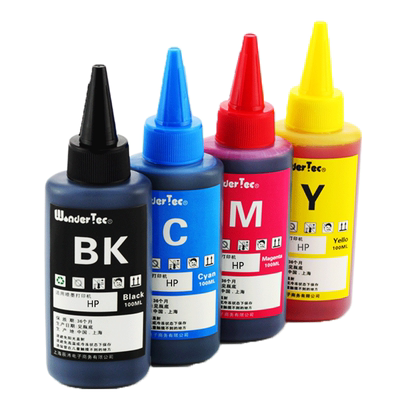 Wondertect适用惠普F2188墨水黑色 hpD1668填充墨水2130墨水7110墨盒墨水F2288 1010 1050彩色喷墨打印机墨水
