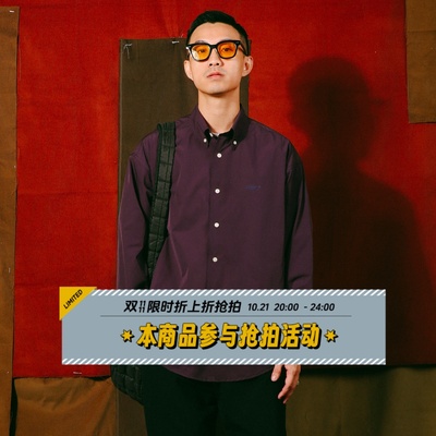 DAKYAM翻领长袖休闲防泼水衬衫