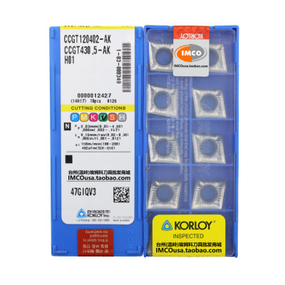 KORLOY数控刀CCGT120404-AKH01