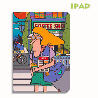复古插画保护套ipad壳软壳复古