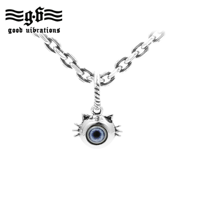 泰银日韩风猫咪吊坠项链