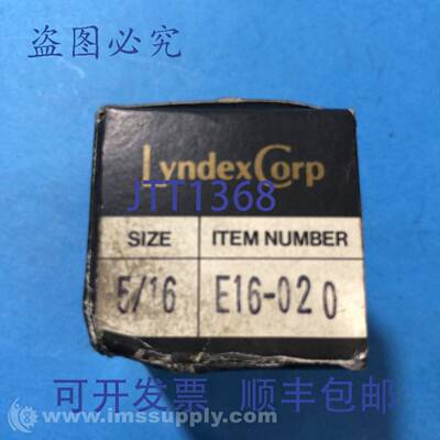 原装供应Lyndex E16-020 5/16英寸圆面COLLET ASSEMBLY FNFP