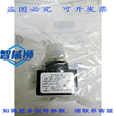 原装供应 C3 CONTROLS MFVL24LW-MPLLWE 16MM 24V 白色 LED 灯