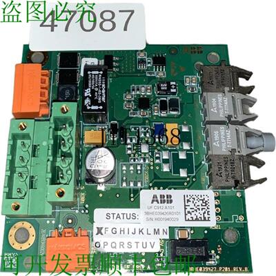 供应 3BHE039426R0101 循环 Piastra Uf C912 A101