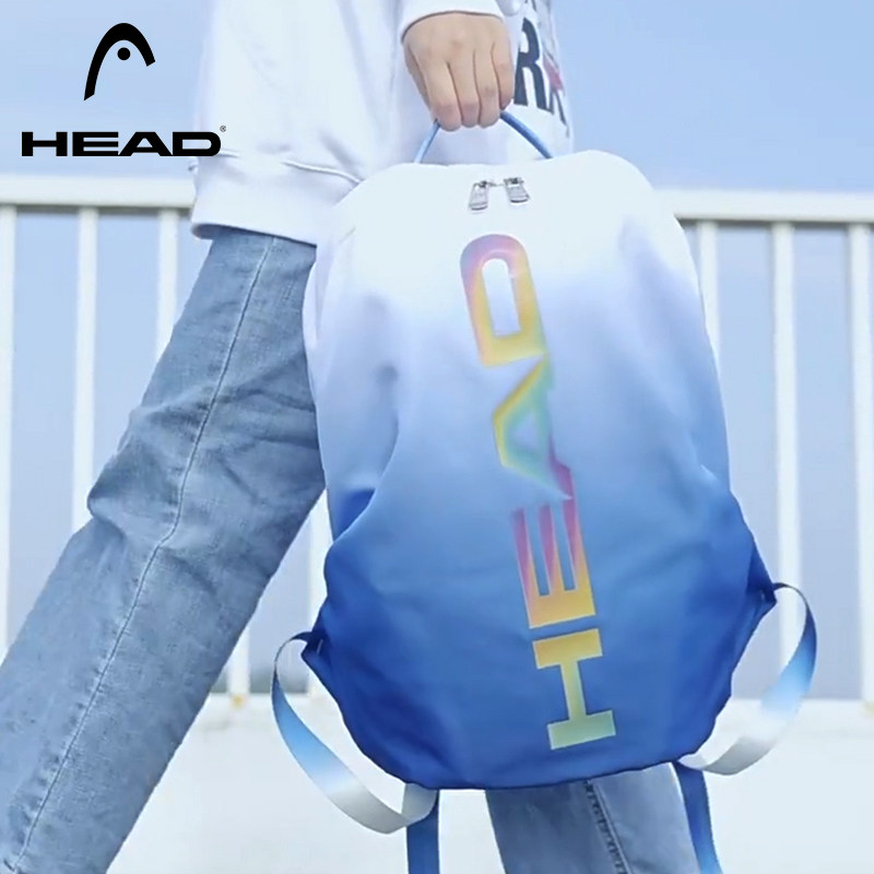 HEAD海德双肩包背包旅行CityWalk学生书包牛仔布羽毛球包网球包