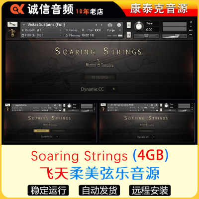 飞天弦乐音源Musical Sampling Soaring Strings康泰克音源