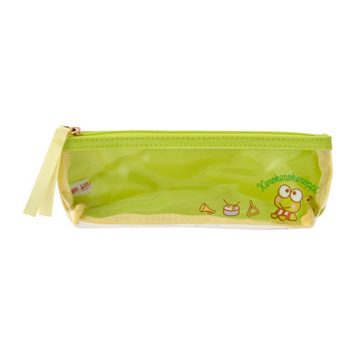日本Sanrio正品Keroppi大眼蛙 透明小筆袋