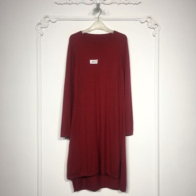 潮系列 LM06128 时尚羊毛针织连衣裙品牌女装折扣颦薪