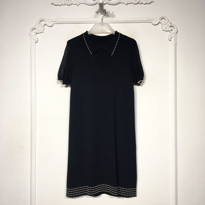 容悦 8342S220 时尚针织连衣裙品牌女装折扣颦薪