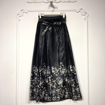 然系列 8335S072 时尚国风新中式马面裙半身裙品牌女装折扣颦薪