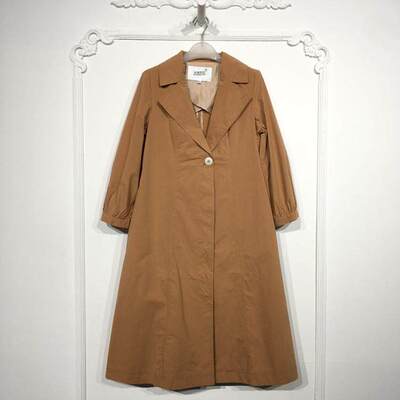 文M系列 8165S183 时尚风衣外套品牌女装折扣颦薪