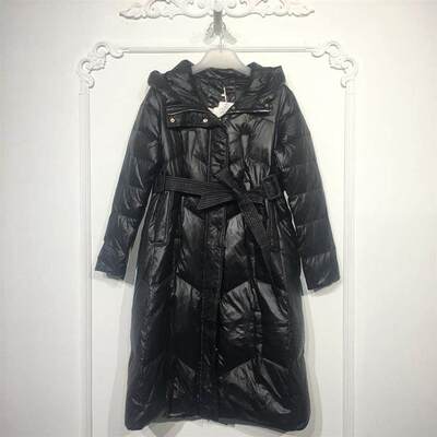 潮系列 8029S142 时尚长款羽绒服品牌女装折扣颦薪