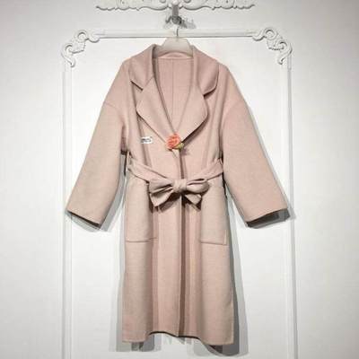 西树系列 8277S139 时尚羊毛双面呢毛呢外套品牌女装折扣颦薪