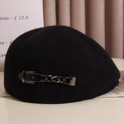 五金女孩贝雷帽子女秋冬显脸小