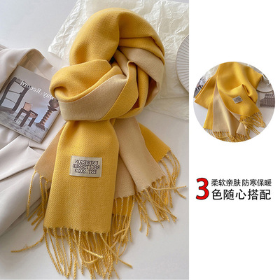 Viney围巾女冬季2025新款围脖保暖生日礼物斗篷披风长披肩女外搭