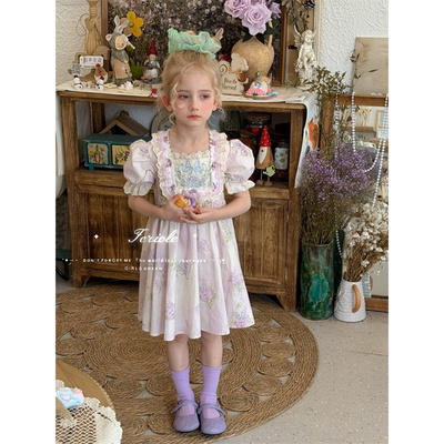 FLL·26夏~花边刺绣连衣裙54261