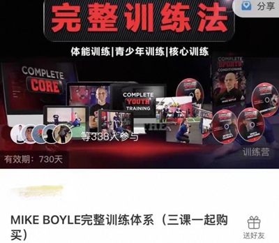 体能训练鲍爷功能性训练 MIKE BOYLE训练体系