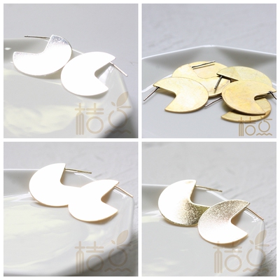 饰品配件时尚风圆形银针耳环