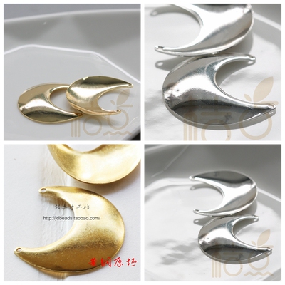 月亮凹面.耳环头饰配件