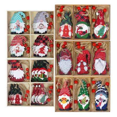 9/12pcs Navidad New Year Gift Christmas Tree Decorations Gno