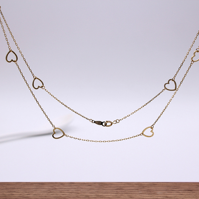 爱心颈链吉恩希颈链女可爱休闲