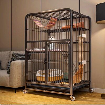 Cat Cage Home Pet Villa Cat Castle Cat Crawler House 猫笼子