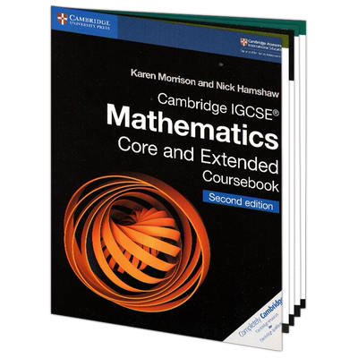 包邮进口英国剑桥大学出版社原版Cambridge IGCSE®Mathematics Core and Extended Coursebook  数学扩展学生用书 Third edition