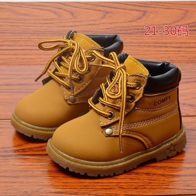 Children Snow Martin Boots Winter Kids Shoes Girls Boots Boy