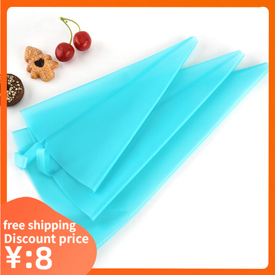 3pcs Silicone Pastry Bag Icing Piping Cream Cake Decorating