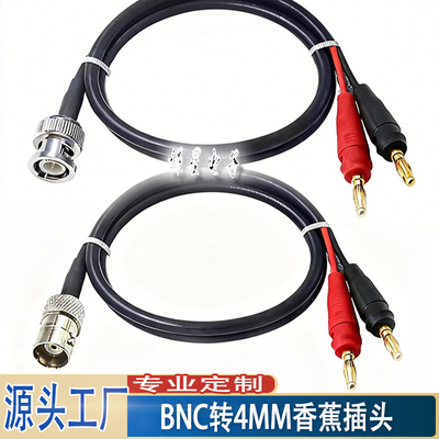 BNC一分二4MM香蕉头转接线
