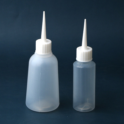 50ml100ml美缝剂自流平施工瓶 100毫升尖嘴瓶 300ml点胶壶 胶水瓶