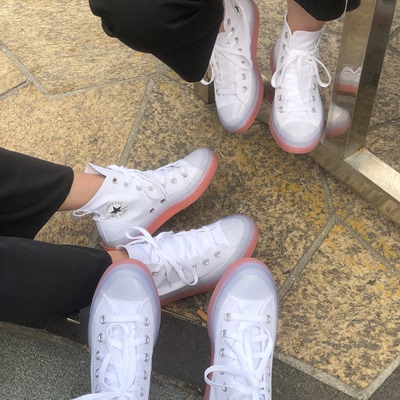 匡威休闲男女高低帮小白鞋帆布鞋