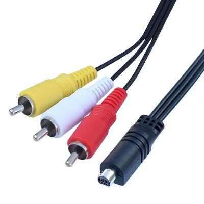 10 PIN to  Composite VIDEO AV RCA Digital Camera Camcorder C