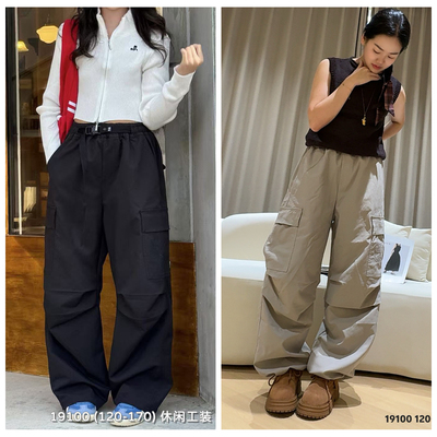 品牌童装2025秋男童工装裤休闲裤